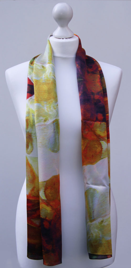 Silk Scarf - Lion - Aithne - Art on Scarf